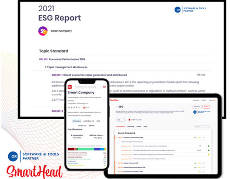 SmartHead is the official GRI Software and Tool partner